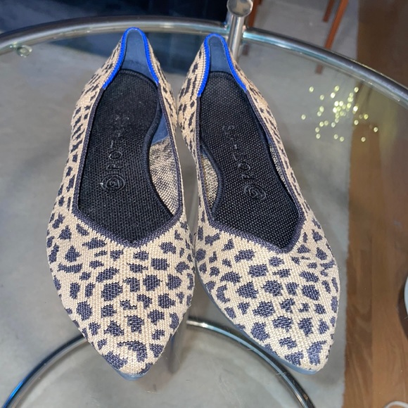 Rothy's | Shoes | Rare Rothys Animal Print Pointedtoe Flats | Poshmark